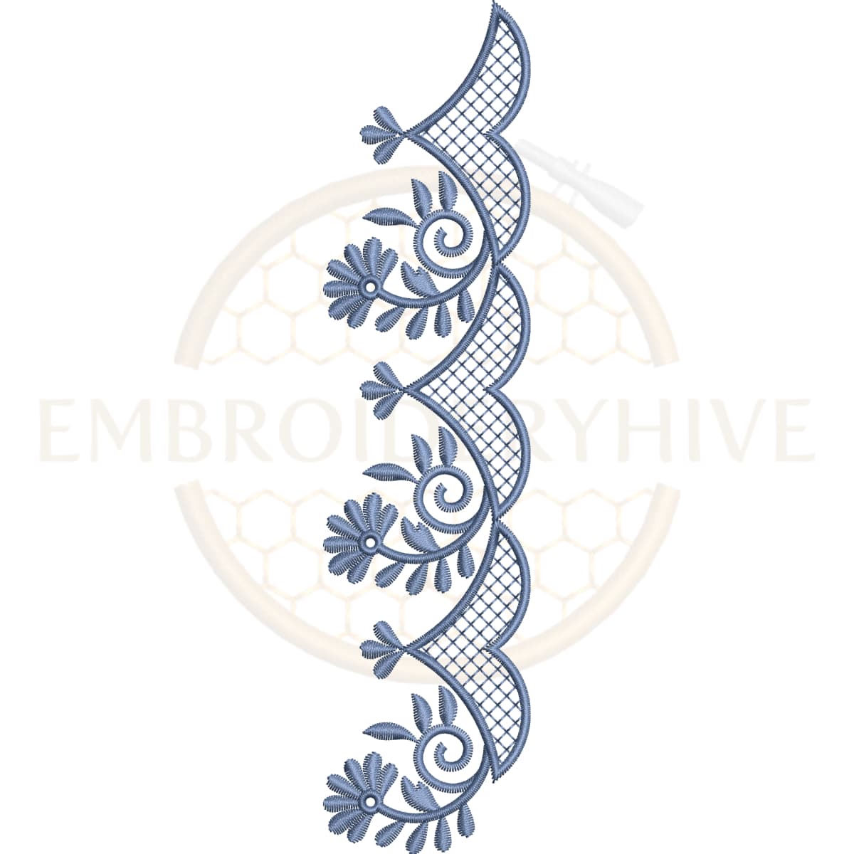 Border Embroidery Design(E-0005) - EmbroideryHive