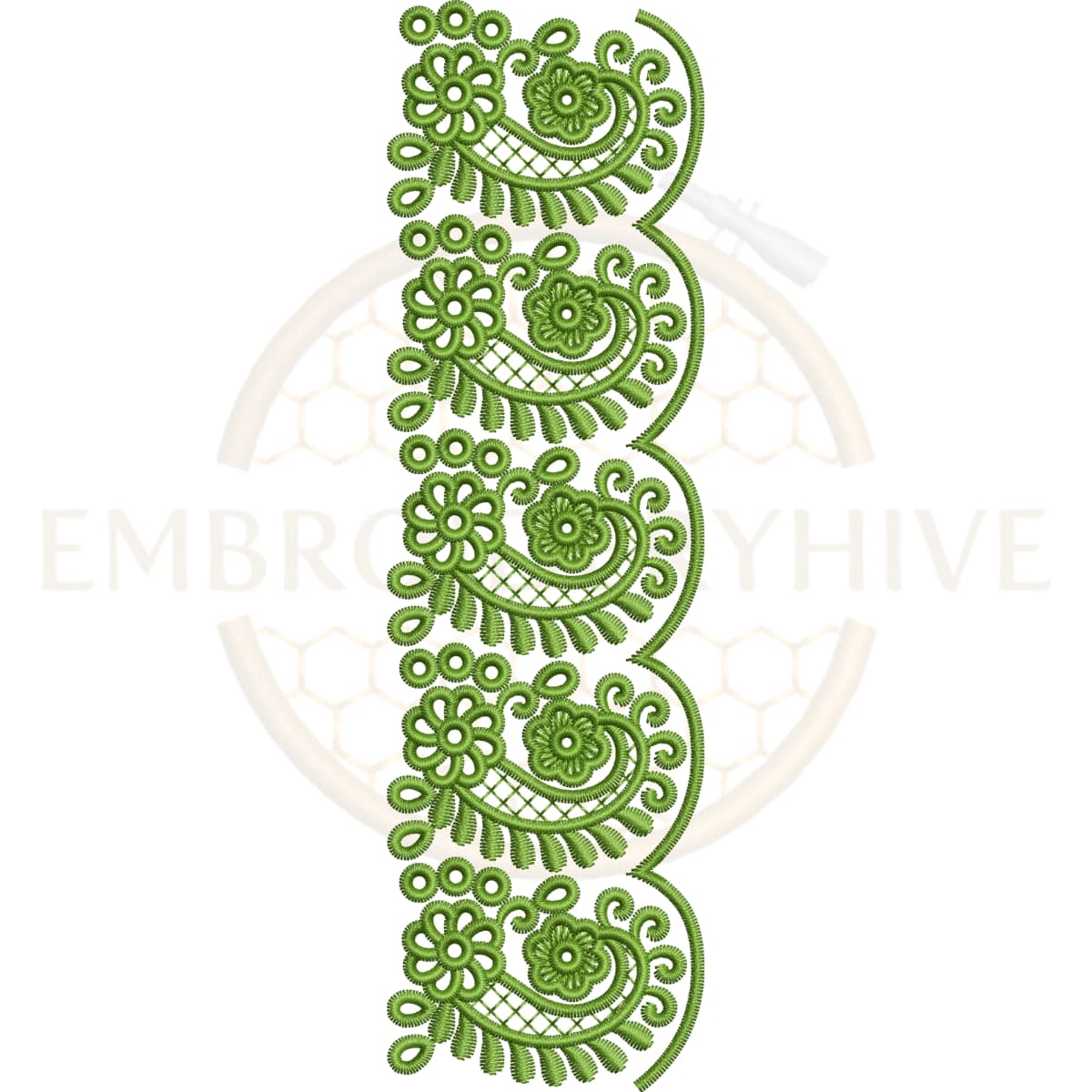 Border Embroidery Design(E-0136) - EmbroideryHive
