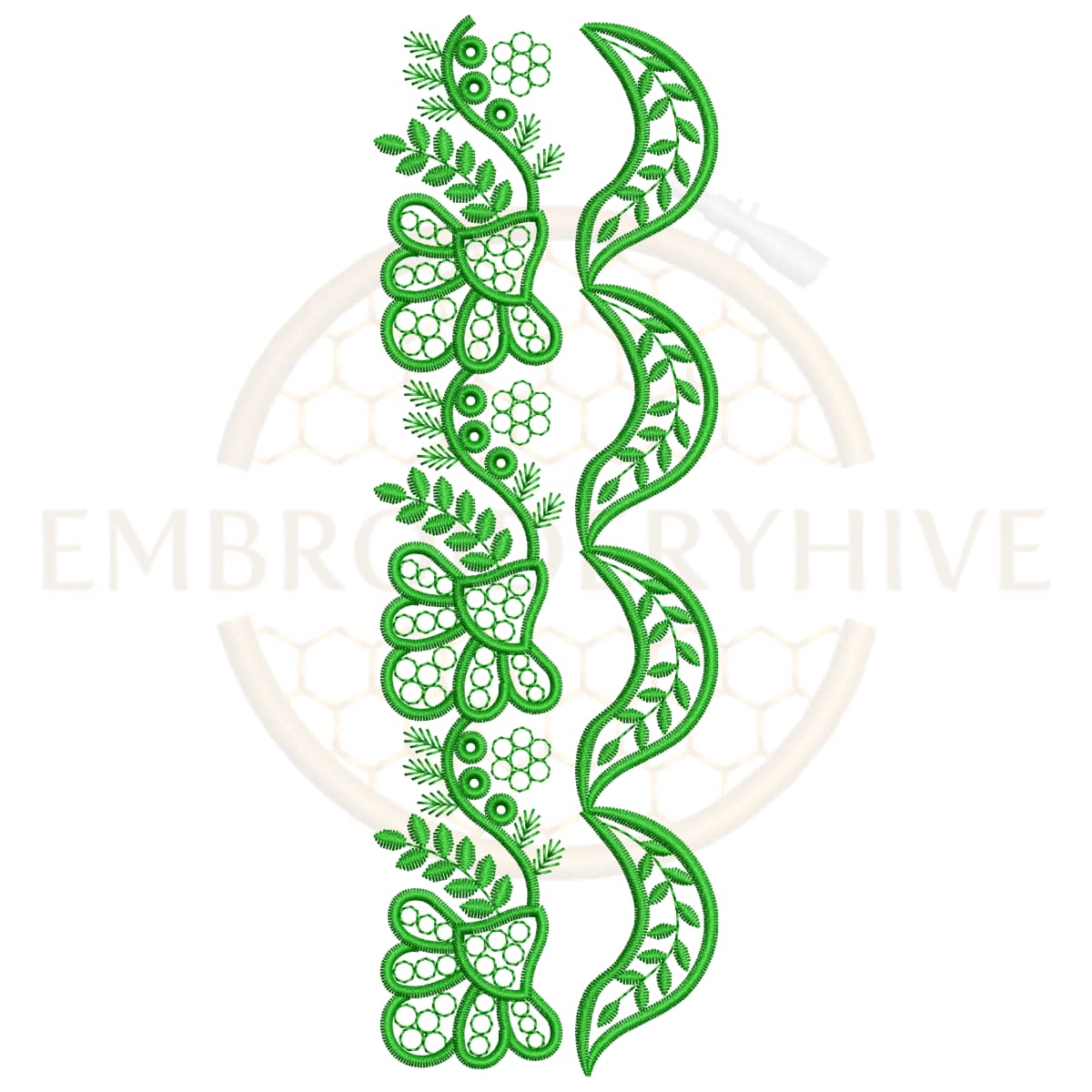 Border Embroidery Design(E-0199) - EmbroideryHive