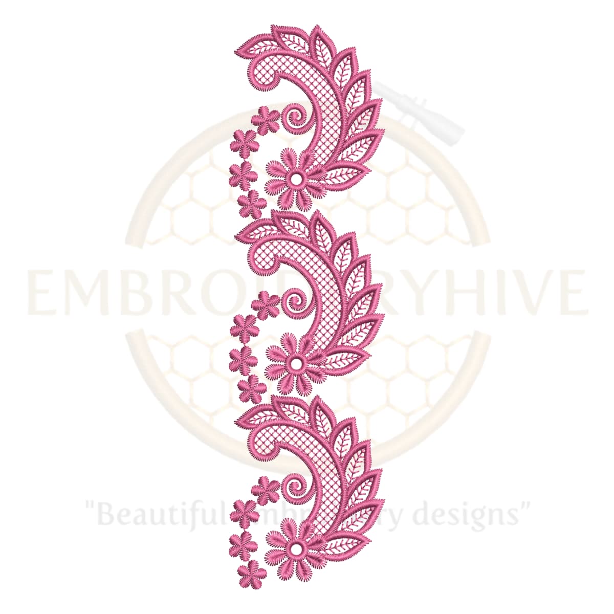 Border Embroidery Design(E-0468) - EmbroideryHive