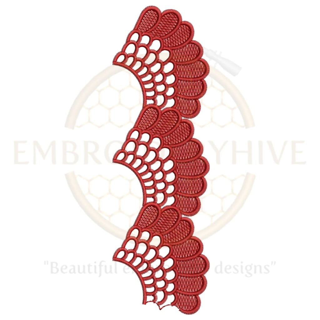 Border Embroidery Design(E-0469) - EmbroideryHive