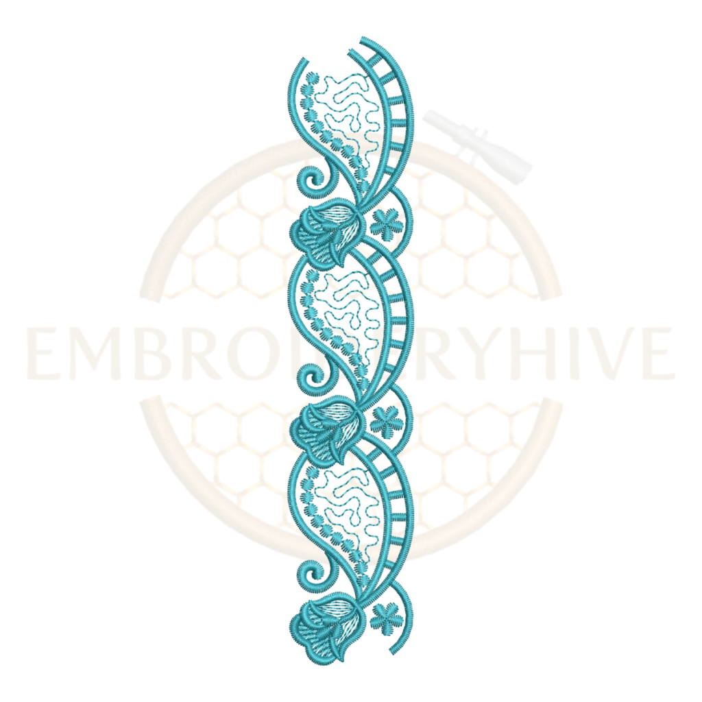 Border Embroidery Design (E-0646) - EmbroideryHive