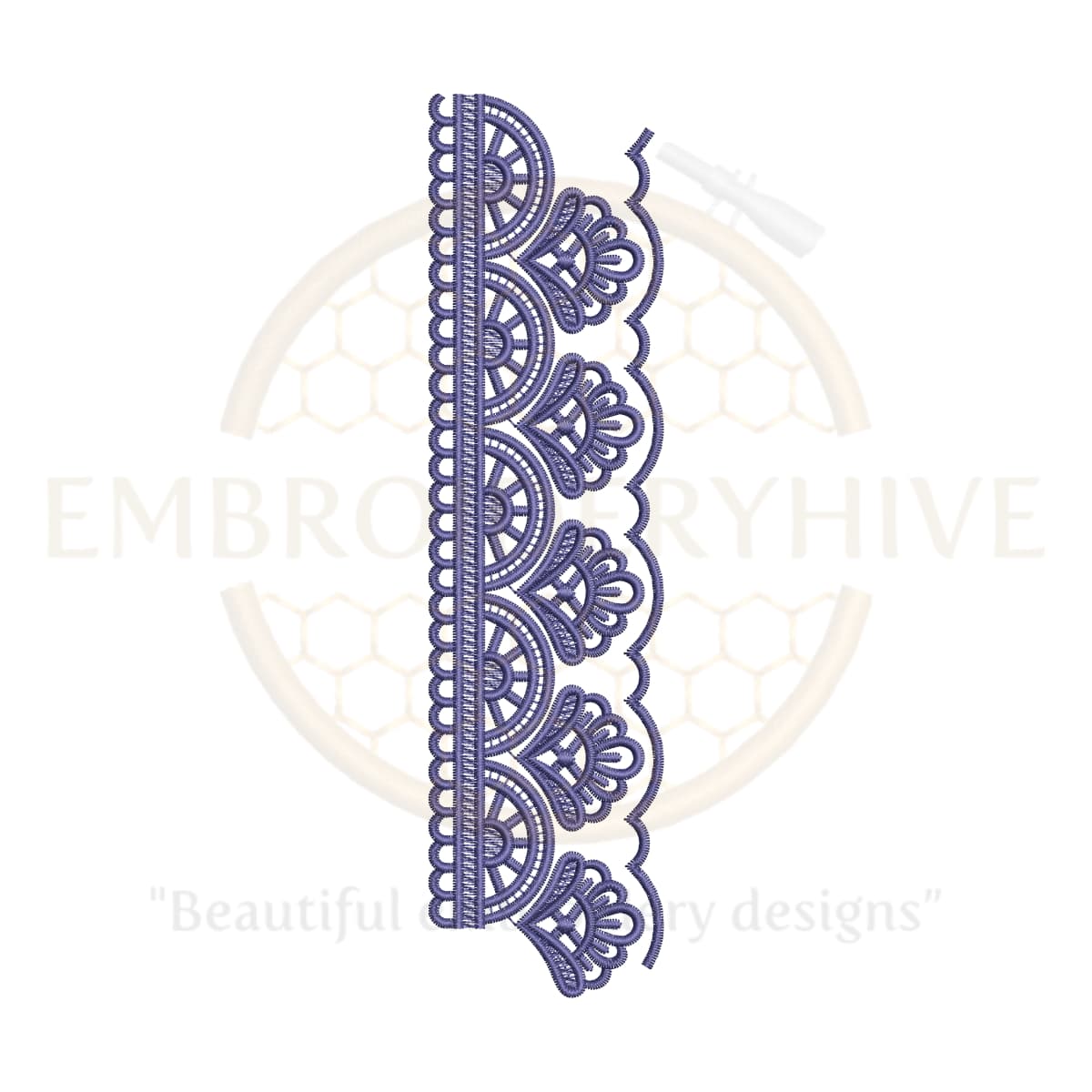 Border Embroidery Design (E-0786) - EmbroideryHive